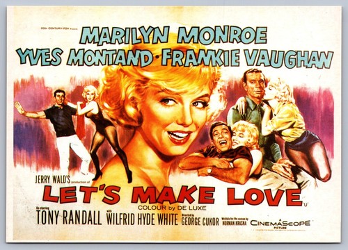 Postcard Marilyn Monroe "Let's Make Love" Movie Poster | eBay