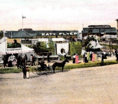 Katy Flyer Train Depot Fair St Louis Missouri (?) Vintage Postcard 7079 ...
