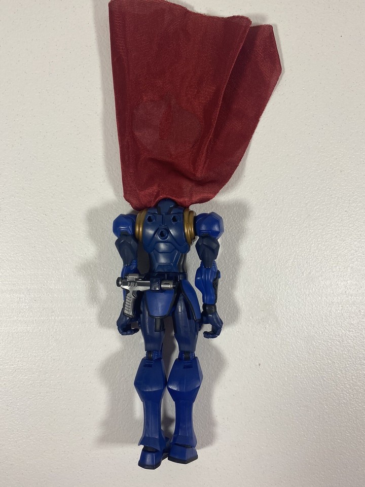 Hasbro 2006 GI Joe Sigma 6 Cobra Commander Blue Suit Red Cape Plastic ...