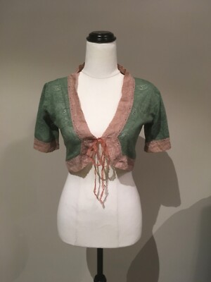 Gorgeous MAZI CROPPED LACE CARDIGAN SIZE S | eBay Australia
