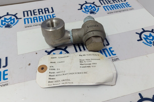 Reelcraft Industries 600111-2 Swivel Assy H71291 | eBay