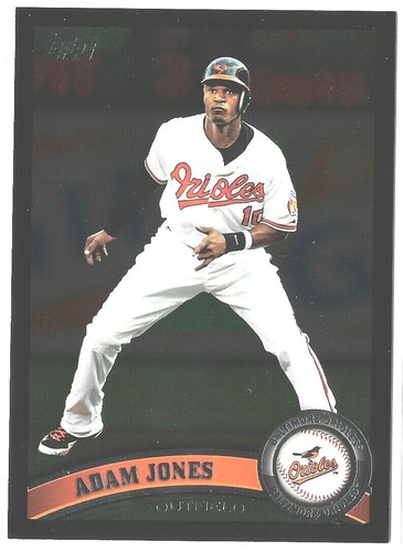 2011 Topps Black #396 — Adam Jones, Baltimore Orioles | eBay