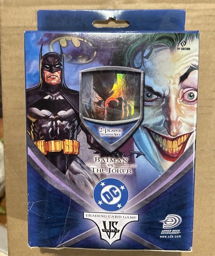DC BATMAN vs. JOKER Vs System 2-Player Starter Set NEW Upper Deck TCG ...