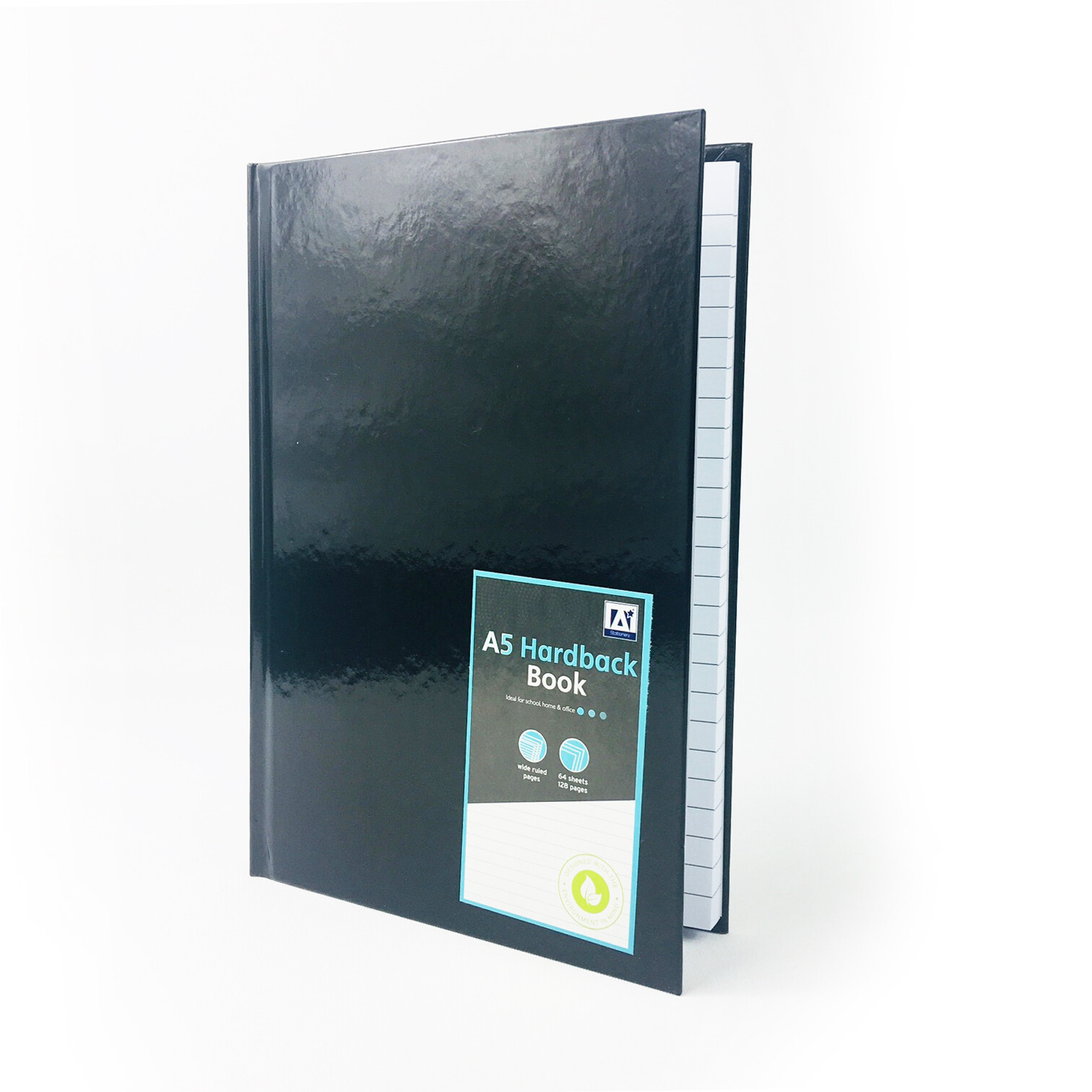 A5 Hardback Lined Notebook Ruled Notepad Notes Diary Journal Premium ...