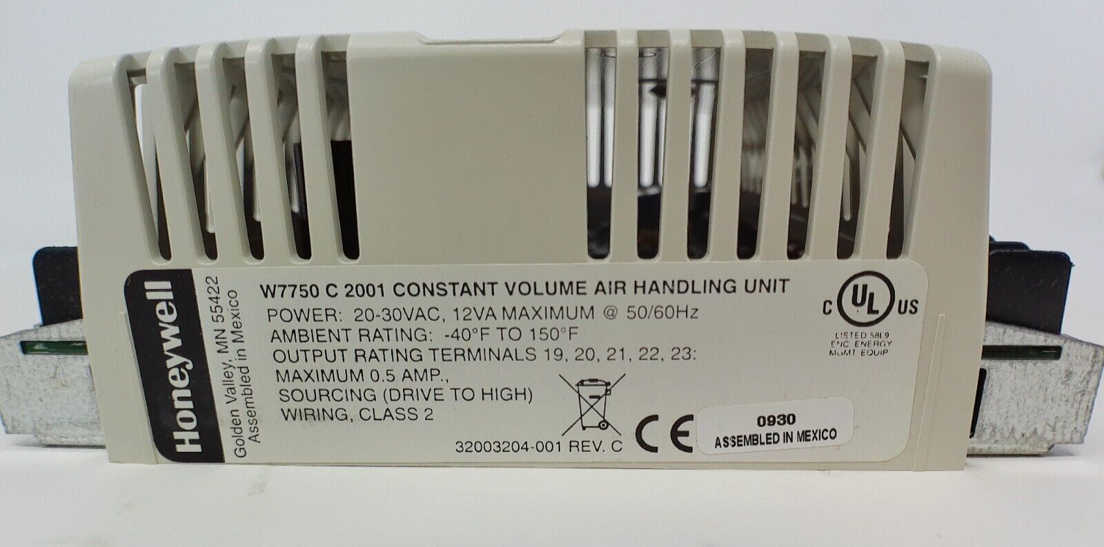 Honeywell W7750C2001 Air Handling Unit Controller for sale online | eBay