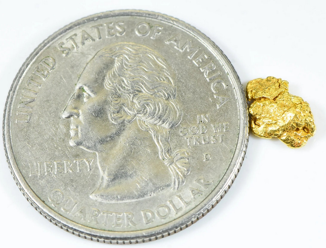 PURE GOLD NUGGET ALASKAN YUKON BC NATURAL SMALL ROCK GENUINE RAW FINE ...