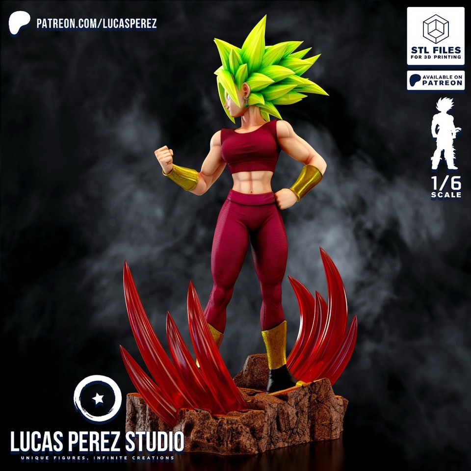 1/6 Scale Resin Printed Kefla From Dragon Ball Super Garage Kit ...