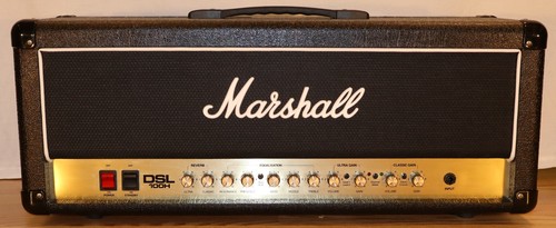 Marshall DSL100H 100Watt All Tube Guitar Amplifier Head With Footswitch ...