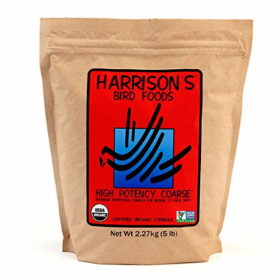 Harrisons Bird Food High Potency Coarse 5lb 100% Organic Medium to ...