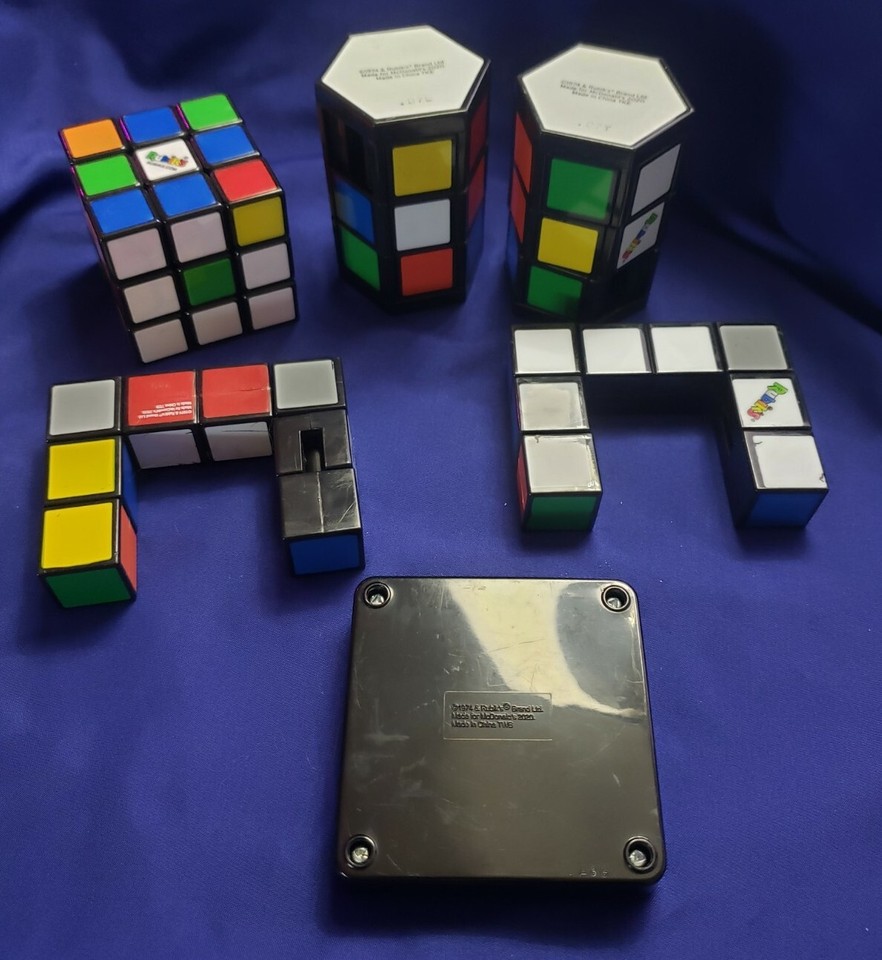 Set of 6 Rubik's Cube Puzzles 5 McDonald's Toys & 1 Original Rubik's ...