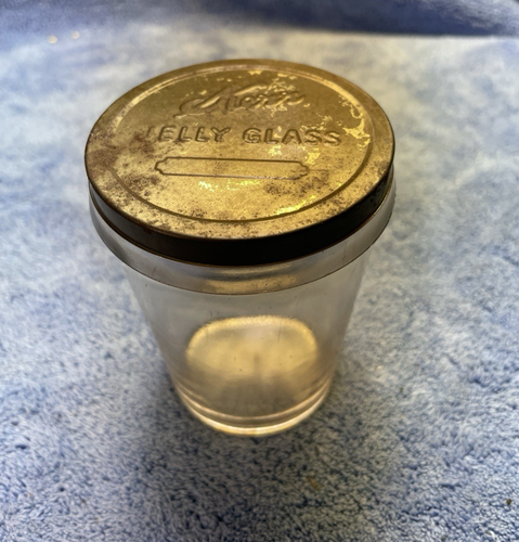VTG Kerr Jelly Glass Jar with Tin Lid Farmhouse Décor 4" | eBay