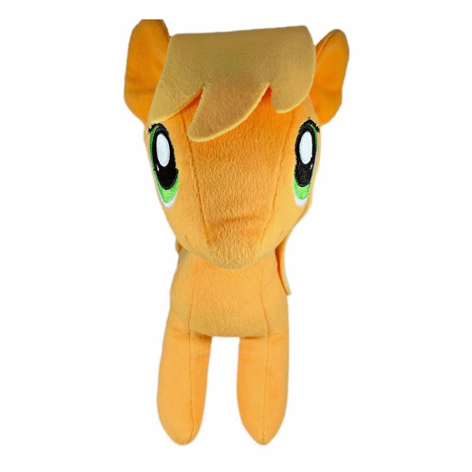 Hasbro My Little Pony Applejack Plush Stuffed Animal 10" Orange Yellow ...