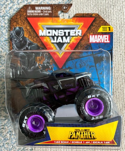 2024 SPIN MASTER MONSTER JAM MARVEL BLACK PANTHER TRUCK | eBay