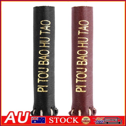 Leather Snooker Cue Tip Cover Moistureproof Pool Cue Wrap Table Game ...