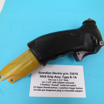 Type B-7A Pilot Stick Grip Control With 10 Pin Adapter Guardian ...