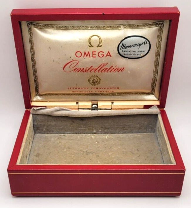 Vintage Omega Constellation Watch Box. 6 1/2" X 4 3/7" X 2 1/2" | eBay