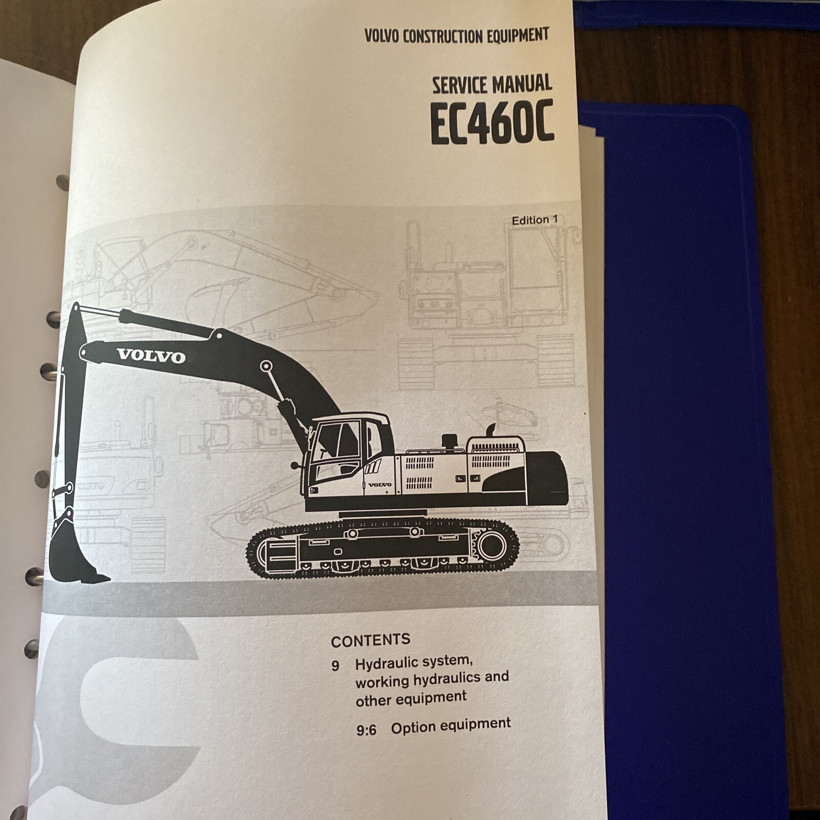 VOLVO EC460C EXCAVATOR SERVICE WORKSHOP REPAIR MANUAL BOOK EDITION 1 | eBay