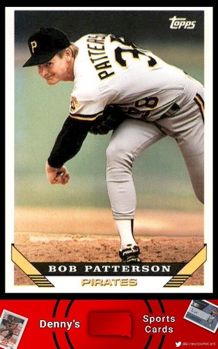 1993 Topps #299 Bob Patterson Pittsburgh Pirates Baseball Card | eBay
