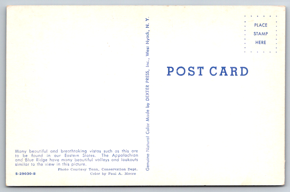 c1960s Appalachian Blue Ridge Mountains View Vintage Postcard | eBay