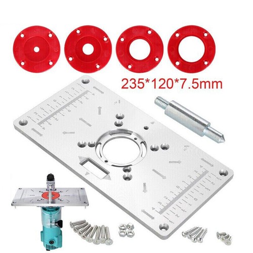 Mounting plate insert plate for Makita RT0700C router table 235mm | eBay