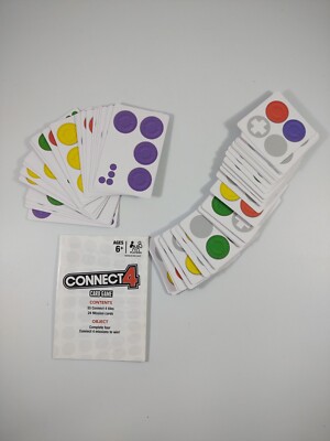 Connect Four Card Game - Hasbro Gaming, 2-4 Players - Ages 6+ - Family ...