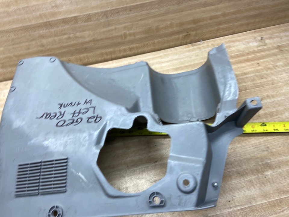 1989-1994 GEO METRO 2 DOOR LEFT DRIVERS SIDE REAR TRUNK TRIM PANEL GRAY ...
