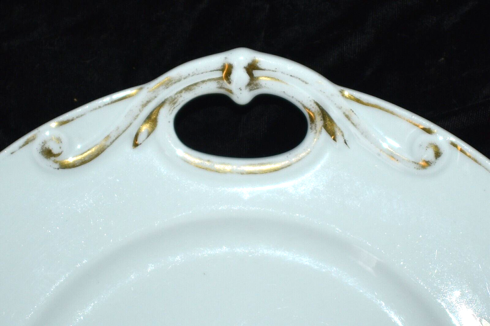 Antique 1800's Floral Ironstone 2 Serving Platters Hand Painted ...