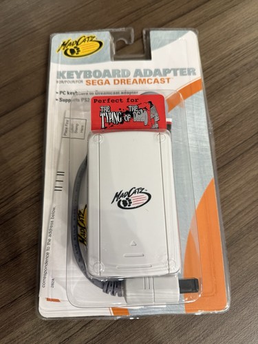 Mad Catz Keyboard Adapter for Sega Dreamcast w/ Typing of the Dead ...