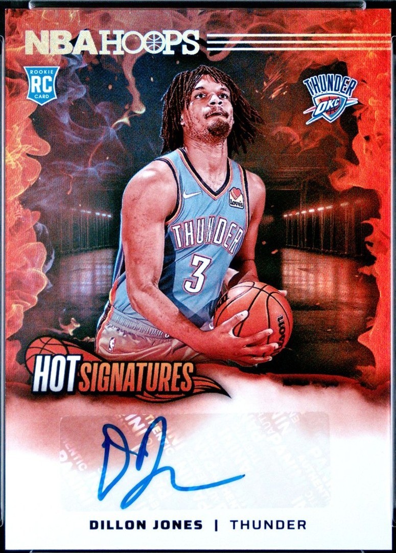 2024-25 Panini Nba Hoops - Hot Signatures Rookies Dillon Jones #HSR-JON ...