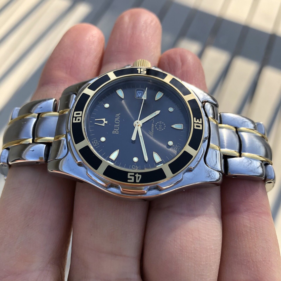 STUNNING Bulova Marine Star Submariner Men’s Watch | eBay