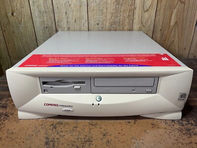 VINTAGE COMPAQ PRESARIO 2256 AMD-K6 300MHZ, Windows 98,64M RAM,4G HD ...