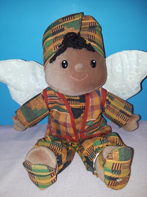 Rare Angels from Around the World Plush Doll 14" from Africa "Rukiya" G ...