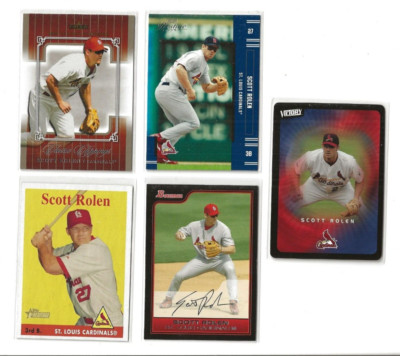 9 different Scott Rolen cards / St. Louis Cardinals- New Hall of Famer ...