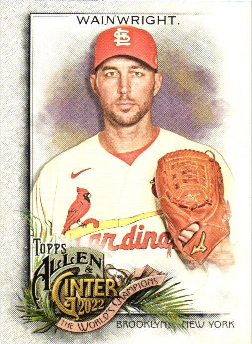 2022 ALLEN & GINTER ADAM WAINWRIGHT BASEBALL CARD #205 | eBay