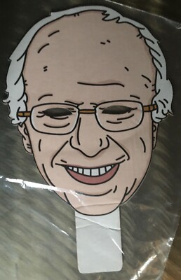 Bernie Sanders 2016 President Campaign hand held rally MASK - 12 x10 ...