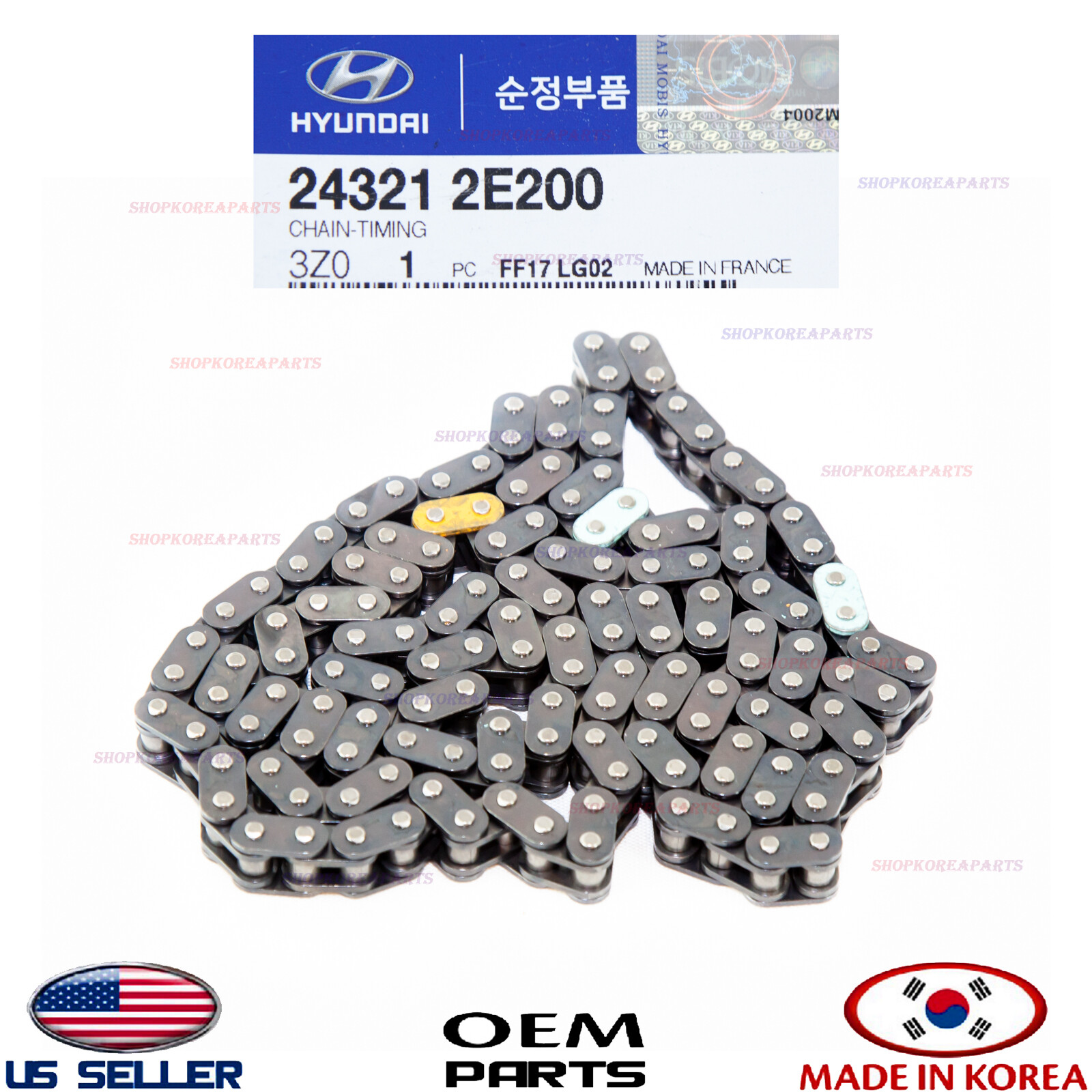 Genuine Timing Chain 2.0L Engine ⭐OEM⭐ HYUNDAI KIA 2013-2021 *See ...