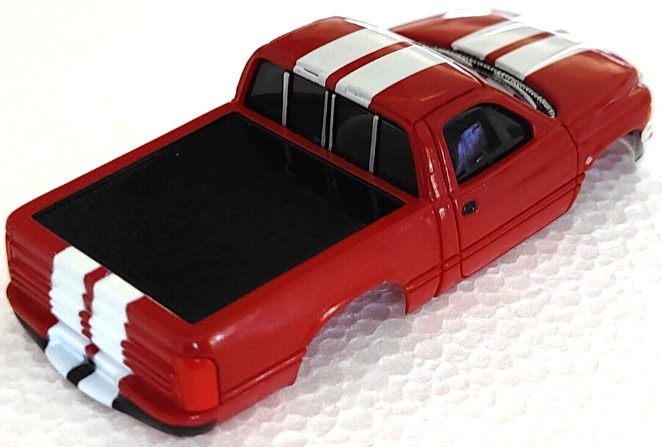 Dodge RAM Pickup Truck Red JL XtracTion HO Slot Car Snap On BODY AFX ...