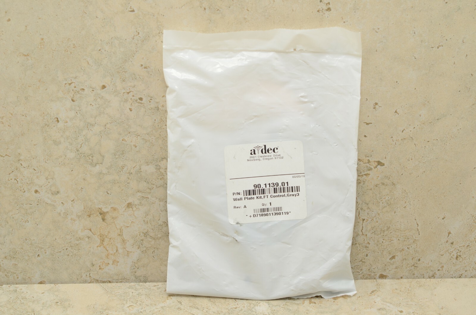 ADEC FOOT CONTROL WALL PLATE KIT GRAY 90.1139.01 | eBay