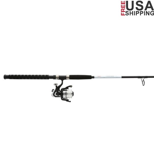 Medium Heavy Spinning Rod Reel Combo Freshwater Saltwater Fishing Easy ...