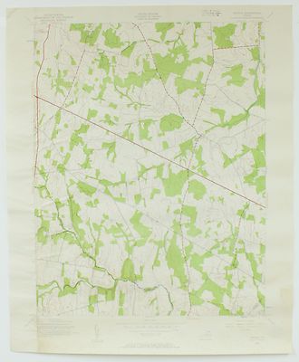 Vintage Arcola Quadrangle Virginia USGS Interior Geological Army ...