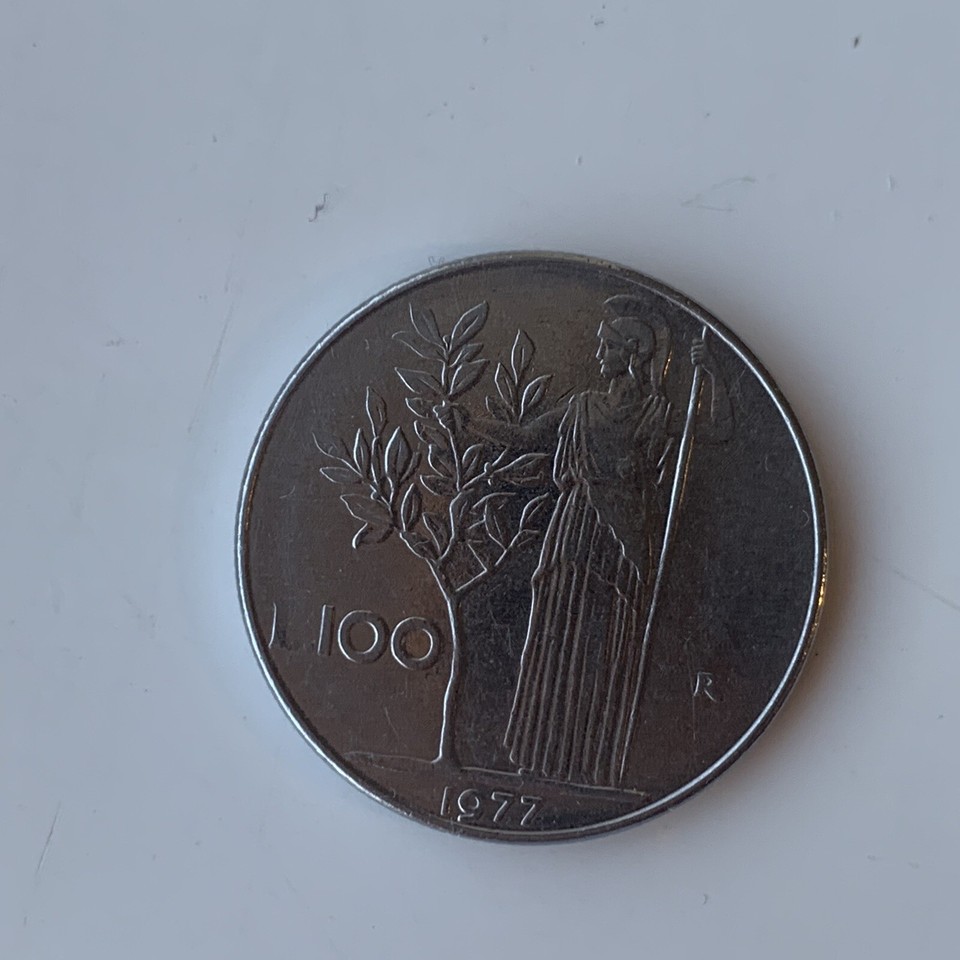 L100 Repveblica Italiana Coin 1977 | eBay