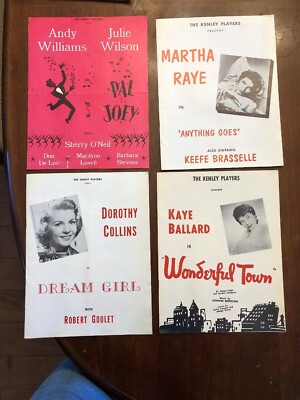 Kenley Players Program Lot of 9 | eBay