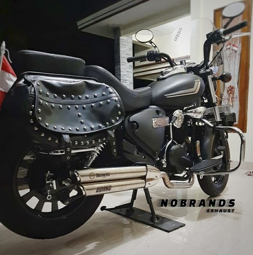 Custom Exhaust for Keeway Superlight 125 Double Hole Type Full System ...