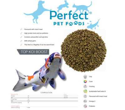 3mm & 6mm Mixed Top Koi Floating Pond Pellets koi & Coldwater Fish 49% ...