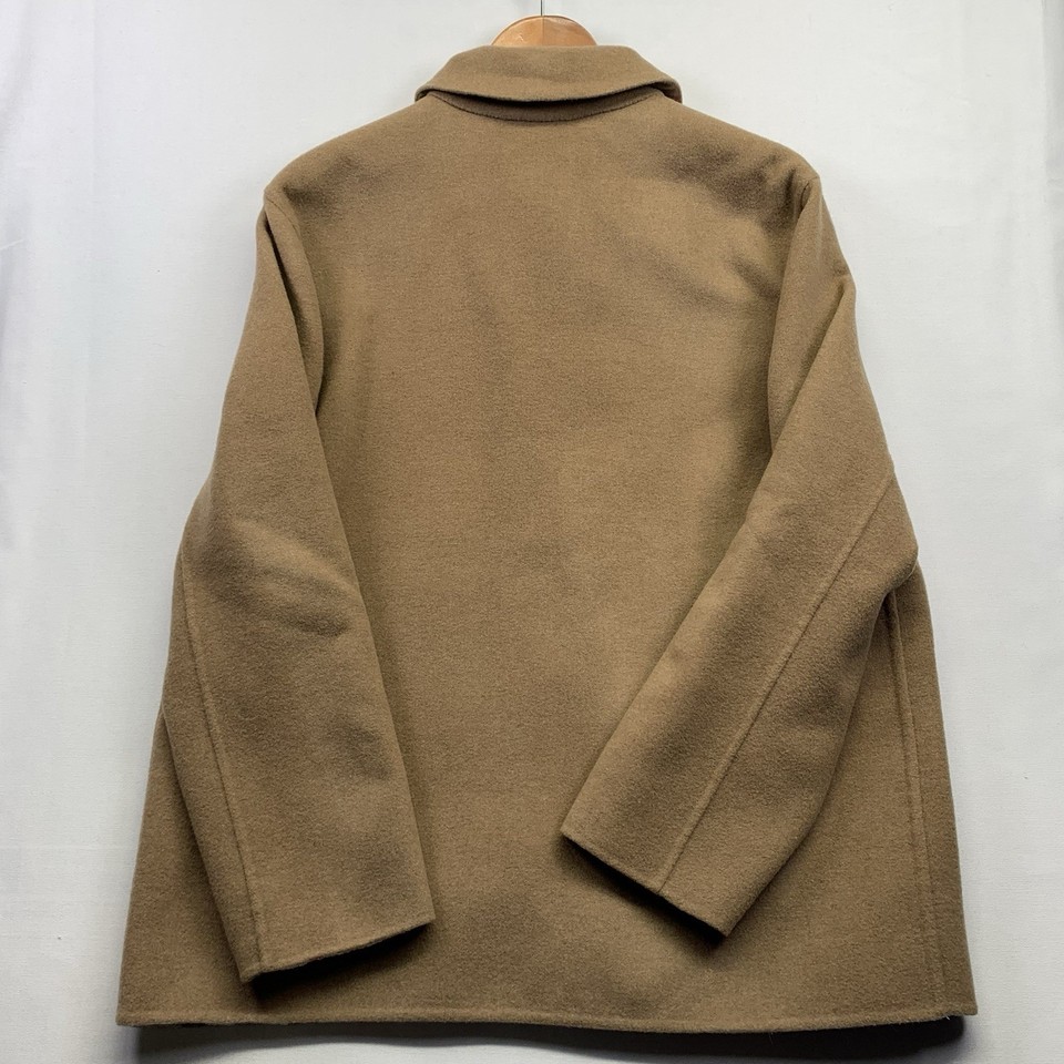 Burberry Double Faced Wool Ashill Jacket Women’s US 10 Barn Coat Tan ...