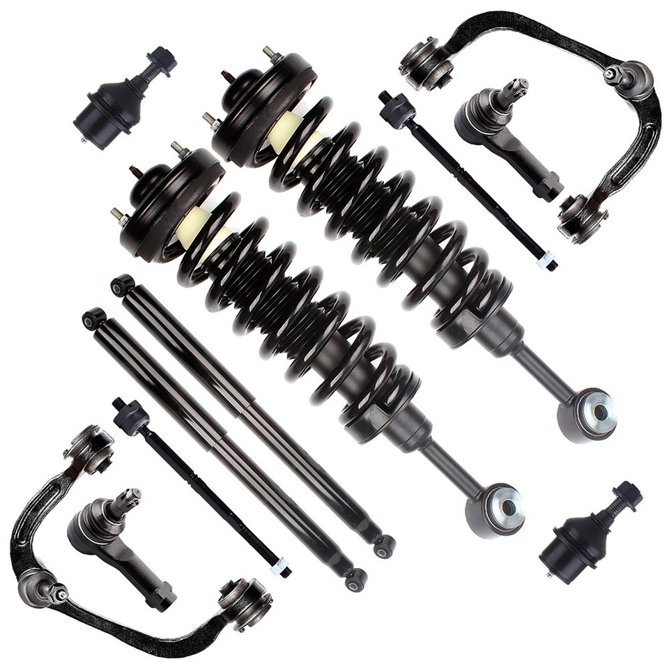 F+ R Struts & Shocks Control Arms Ball Joint Tie Rods Fits 05 -08 Ford ...