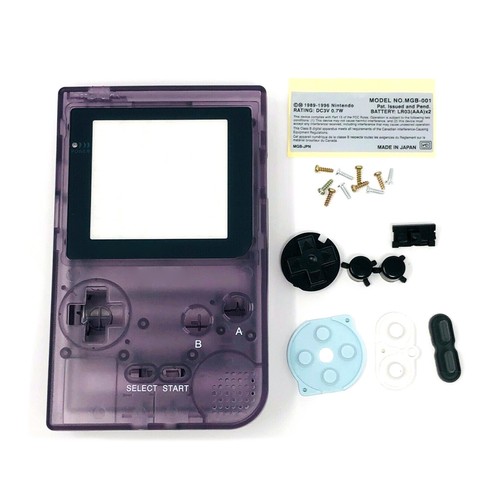Replacement Housing Shell Screen Atomic Purple For Game Boy Pocket GBP ...