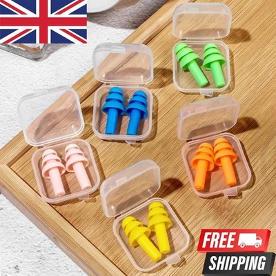 Ear Plugs 5 Pairs Soft Reusable Ear Plug for Noise Cancelling Sleep ...