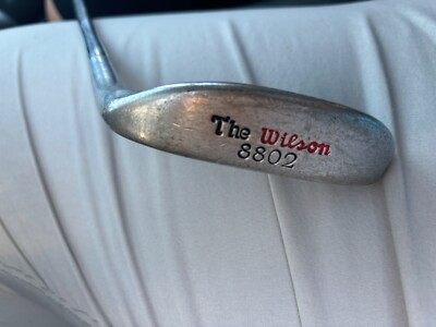 Vintage The Wilson 8802 Right Handed Speed Head Putter W/Original Grip ...