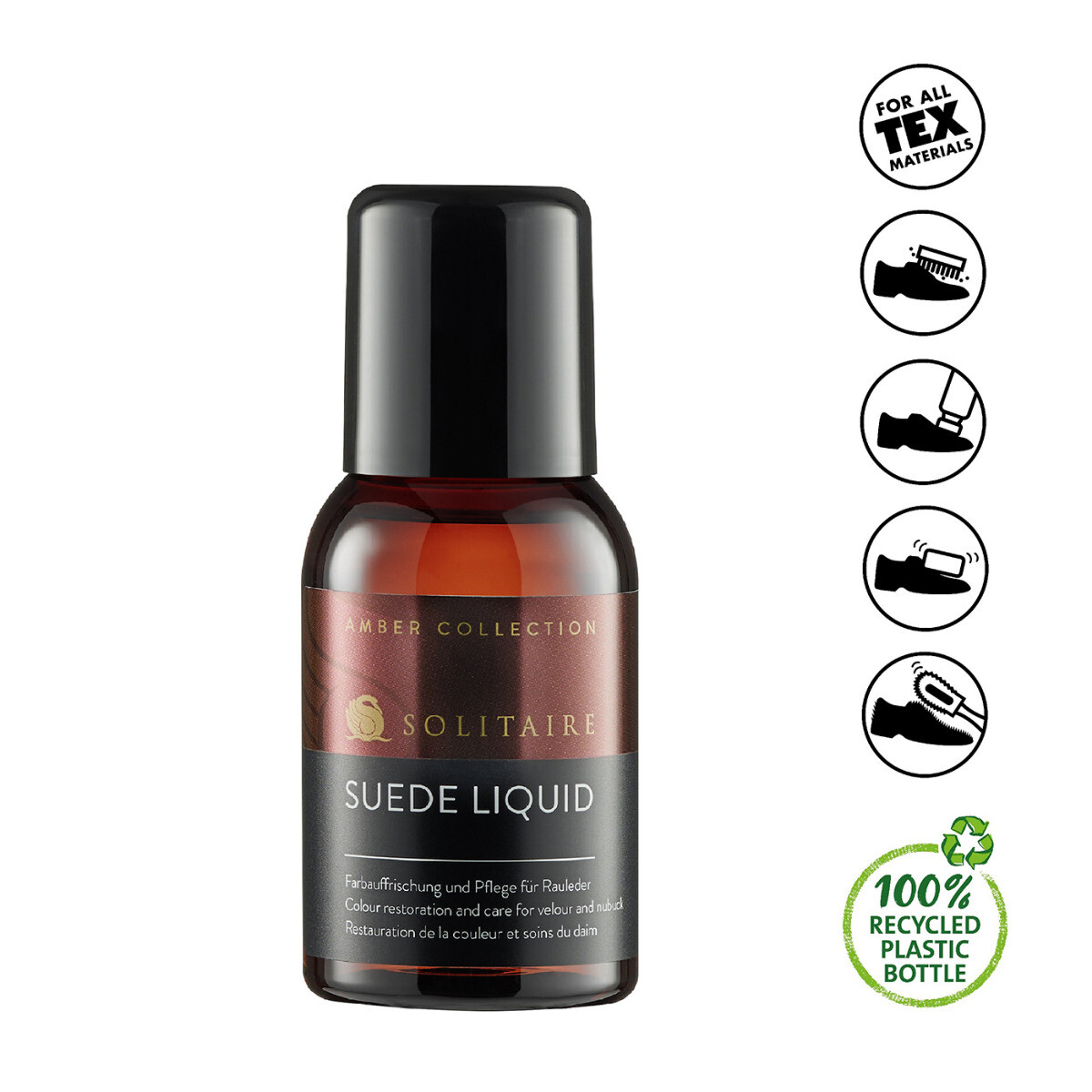 Solitaire Suede Liquid Set - Amber Collection Rauleder Pflege 100ml ...